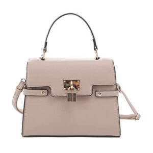 sugu women classic saffiano top handle satchel bag |tp