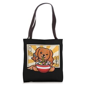 ruby cavalier king charles spaniel tote bag