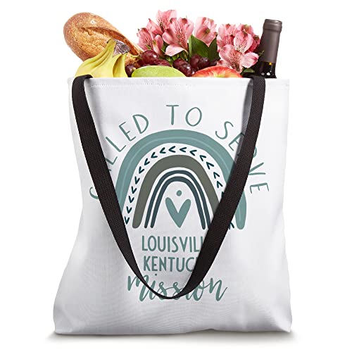 Called To Serve Boho Rainbow Louisville Kentucky Mission Tote Bag