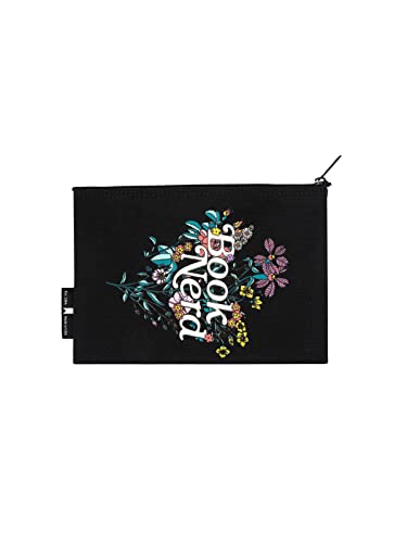 Out of Print Book Nerd Floral Pouch