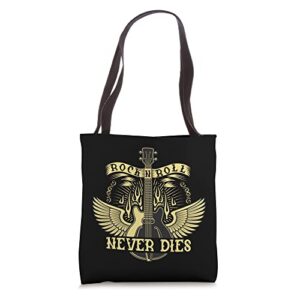 sock hop costume greaser babe – rock n roll never dies tote bag