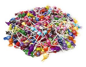 charms and tootsie mini pops 36 flavor mix lollipop suckers 3 lbs assorted variety bulk value pack 200+ count in resealable stand up bag (48 oz)