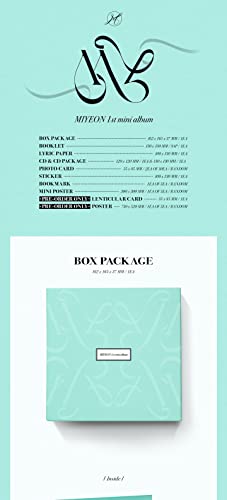 G I-DLE Miyeon MY 1st Mini Album CD+84p Booklet+1p Lyric Paper+2p PhotoCard+1ea Sticker+1ea Bookmark+1p Mini Poster On Pack+Tracking Sealed