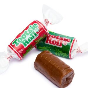 Tootsie Roll Christmas Chocolate and Vanilla Flavored Midgees, Pack of 2 12oz Bags