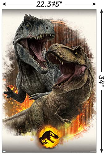 Trends International Jurassic World: Dominion - Giga Vs T. Rex Wall Poster