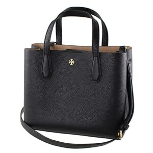 tory burch womens blake small tote bag (black)