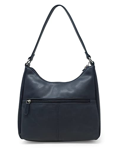 Giani Bernini Nappa Leather Hobo Bag (Navy)