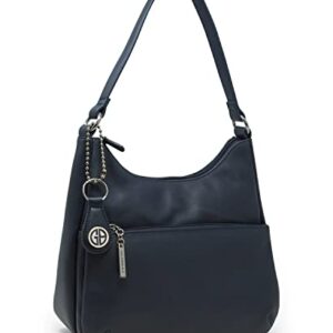 Giani Bernini Nappa Leather Hobo Bag (Navy)