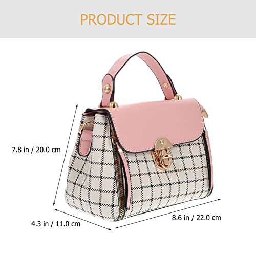 KESYOO Women Tote Bag Single Shoulder Bags Summer Spring Fashion Handbag for Women Girls Pink