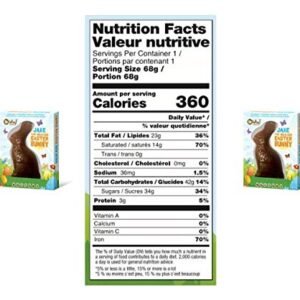 Vegan, Gluten Free Jake The Milkless Chocolate Easter Bunny | Allergy Friendly | Dairy Free, Nut Free, Peanut Free, Soy Free, Gluten Free | No Whey Foods