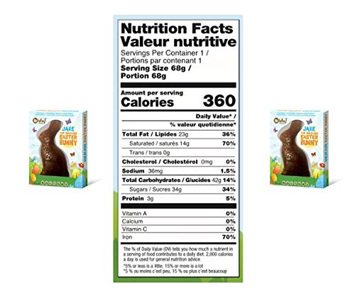 Vegan, Gluten Free Jake The Milkless Chocolate Easter Bunny | Allergy Friendly | Dairy Free, Nut Free, Peanut Free, Soy Free, Gluten Free | No Whey Foods