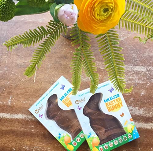 Vegan, Gluten Free Jake The Milkless Chocolate Easter Bunny | Allergy Friendly | Dairy Free, Nut Free, Peanut Free, Soy Free, Gluten Free | No Whey Foods