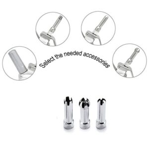 Whipped Cream Dispenser Set of 5,Replacement Parts Kit with 3 Decoration Tips,Compatible with Most Whipped Cream Dispensers