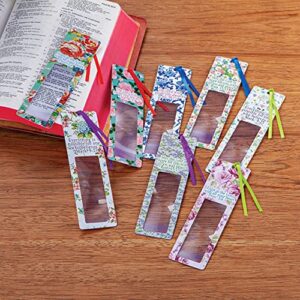 Inspirational Bookmark w/Magnifier Set of 8