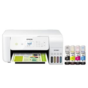 epson ecotank et-2720 wireless color all-in-one supertank printer with scanner and copier – white