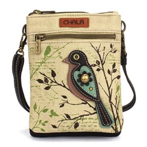 chala safari bird double pocket xbody – sand