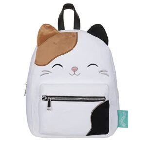 squishmallows cam the cat faux fur mini backpack fan accessory