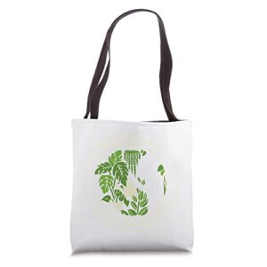 gardening because murder is wrong funny skeleton gardener tote bag