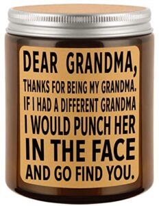 grandma gifts-funny first time grandma birthday gifts-gifts for grandma-thanksgiving, christmas, birthday gifts for grandma-gftyio lavender scented candles