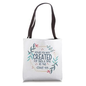 Christian Religious Esther 4 14 Tote Bag