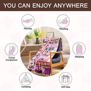 Gifts for Grandma Blanket Mother's Day Birthday from Grandchildren Great Nana Retirement Gift Super Soft Light Weight Couch Bed Christmas Throw Blanket 60'' x 50''