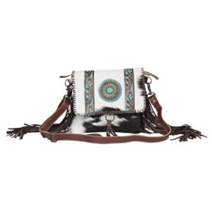 myra bag women’s dreamcatcher hand tooled black one size