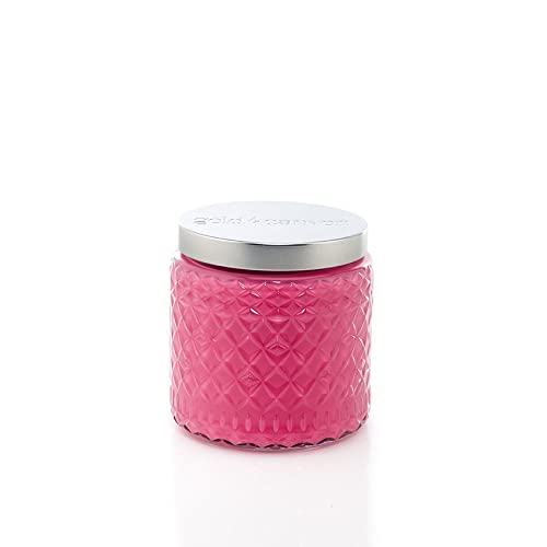 Gold Canyon - Medium Passion Berry Heritage Two-Wick Scented Candle, Diamond-Light Glass Jar