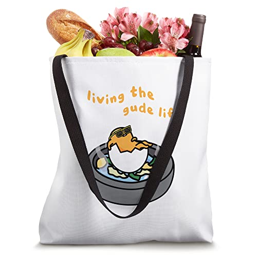 Living the Gude Life Ramen featuring Gudetama Tote Bag