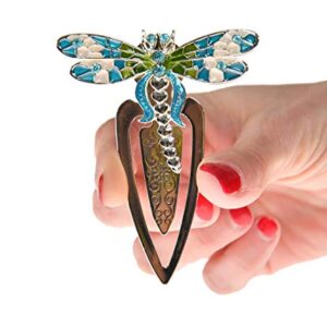 HOME-X Art Deco Dragonfly Colorful Bookmark, Tea Party Favor, Teacher Gift