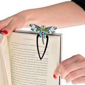 HOME-X Art Deco Dragonfly Colorful Bookmark, Tea Party Favor, Teacher Gift