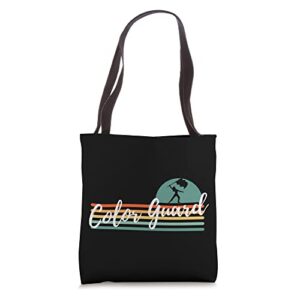 color guard retro – colorguard mom tote bag