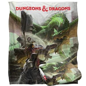 dungeons and dragons starter set art silky touch super soft throw blanket 50″ x 60″