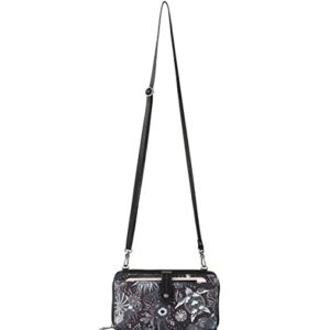 Sakroots womens Eco-twill Large Smartphone Crossbody Bag in Convertible Purse with Detachable Wristlet Strap Inclu, Midnight Seascape, One Size US