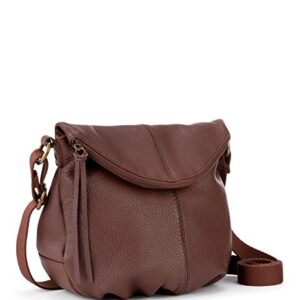 The Sak womens Deena Flap Crossbody Bag, Teak, One Size US