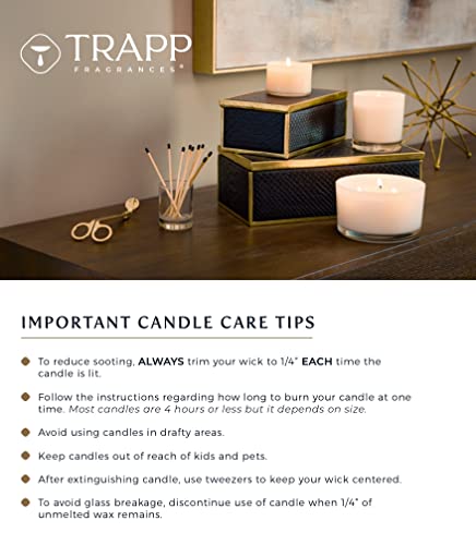 Trapp 7oz Signature Poured Scented Candle - No. 4 Orange Vanilla - Fruity Fragranced Luxury Candle, up to 50 Hour Burn - Notes of Brazilian Orange, Tahitian Vanilla, Tonka Bean