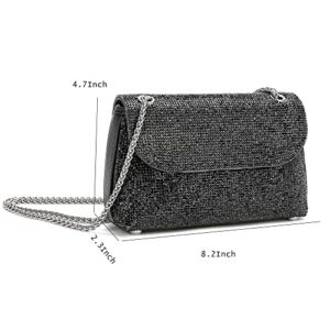 Sparkling Clutch Diamond Purse Women Evening Handbag for Dance Wedding Party Prom Bride