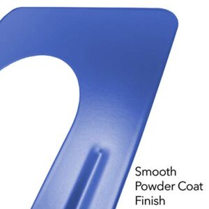 Clipco Premium Book Ends with Anti-Slip Pad 9-inch (Pack of 12) (Blue)