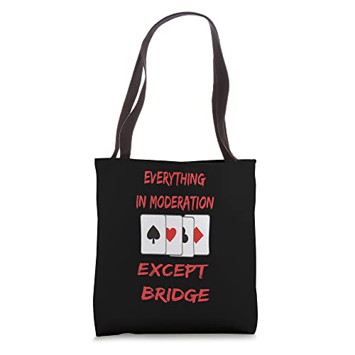 Bridge Player Card Game Gifts For Women Design apparels Tote Bag