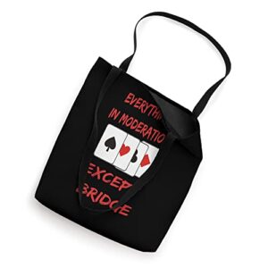 Bridge Player Card Game Gifts For Women Design apparels Tote Bag