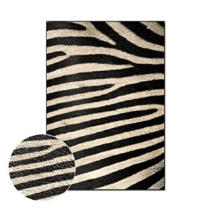 liketn 3d imitation animal fur area rug living bedroom zebra outdoor rugs tiger print pattern leopard carpet indoor runner rugs washable door mat kid’s room home décor 2′ x 3′