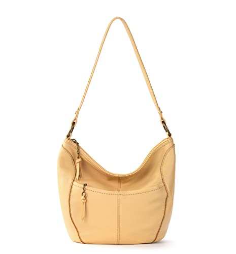 The Sak womens Iris Large Hobo Bag in Leather, Buttercup Ii, One Size US