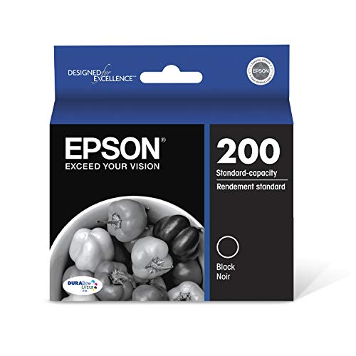 Epson T200 DURABrite Ultra Ink Standard Capacity Black Cartridge (T200120-S) T200 DURABrite Ultra -Ink Standard Capacity Magenta & EPSON T200 DURABrite Ultra