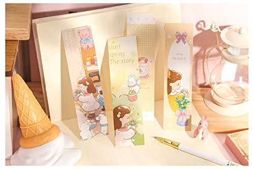 Cute Rabbit Funny Animal Bookmarks, 30 Pcs (Dress Maker)