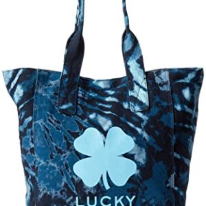 Lucky Brand womens Lona Tote, Evening Blue, One Size US