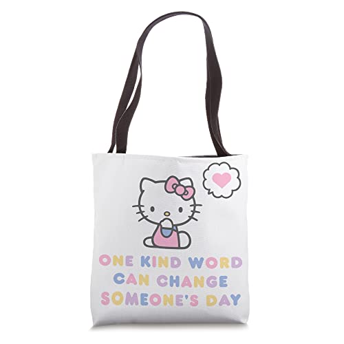 Hello Kitty One Kind Word Can Change Someones Day Tote Bag