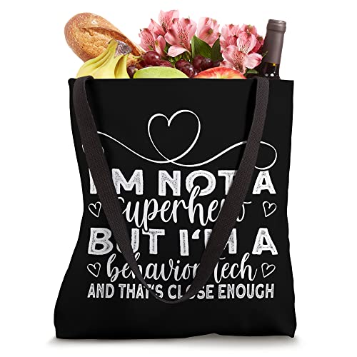 Behavior Technician Superhero ABA Therapist Tote Bag