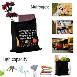 JYTAPP School Counselor Gifts Canvas Teacher Bag School Counselor Teacher Appreciation Gifts Tote Bag for Guidance Counselors