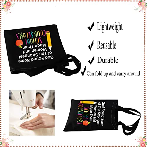 JYTAPP School Counselor Gifts Canvas Teacher Bag School Counselor Teacher Appreciation Gifts Tote Bag for Guidance Counselors