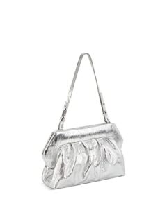 vince camuto amari clutch, silver