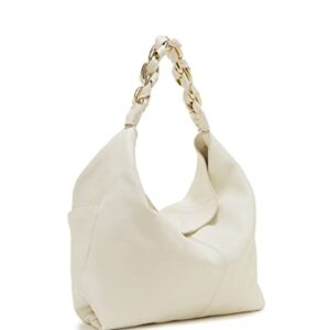 Vince Camuto womens Lyona Hobo Bag, Creamy White, One Size US